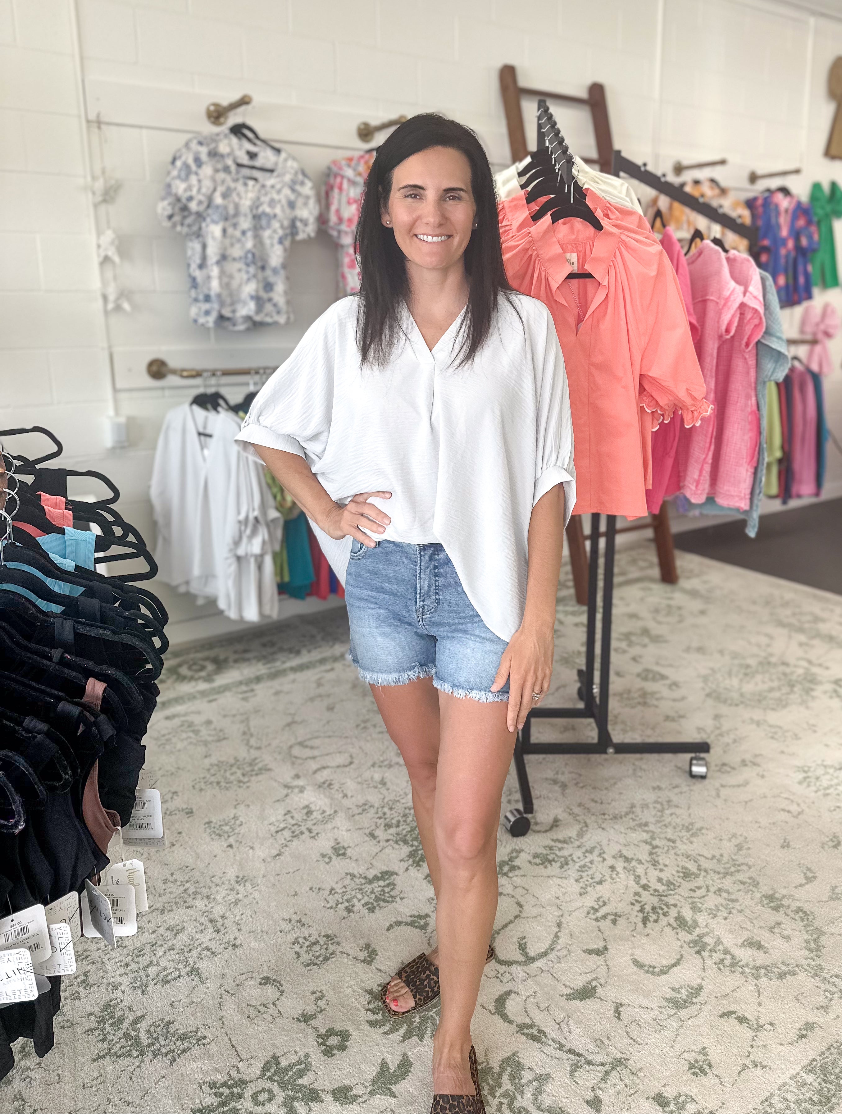 Risen Fray Shorts – Marigold + Mule Clothing Boutique